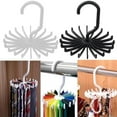 TIE SCARF HANGER RACK ROTATING BELT CLOSET ORGANIZER HOLDER 360º 20 ...