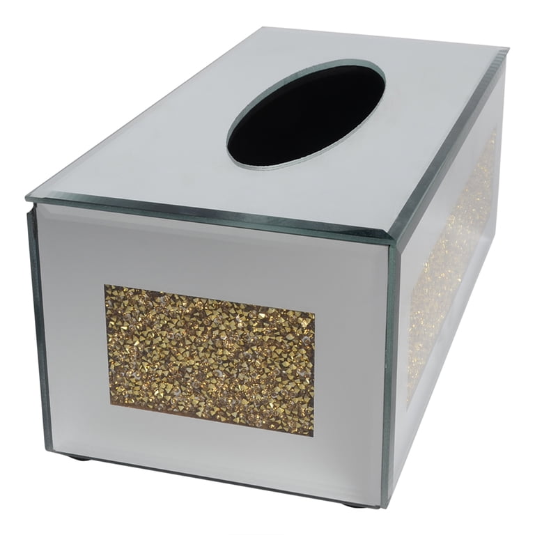 Mirrored Kleenex Box Holder