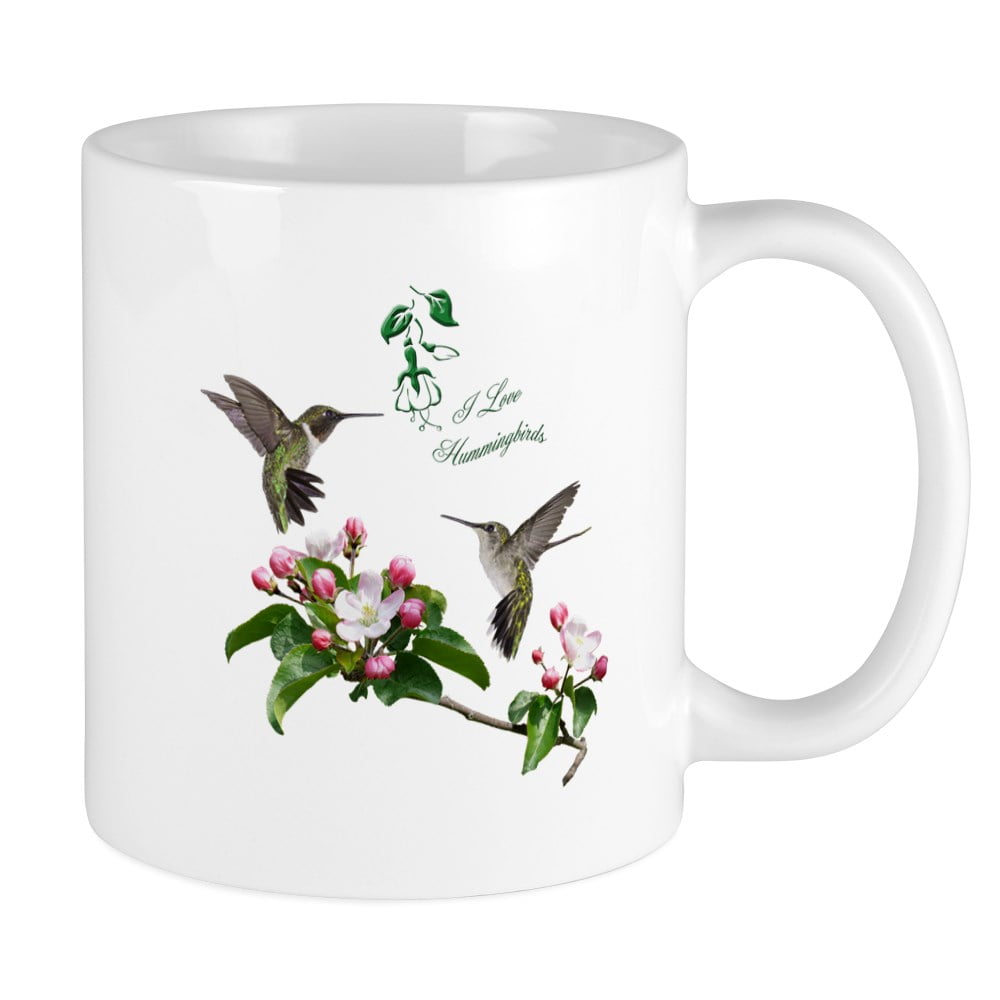 CafePress - Hummingbirds Mug - Ceramic Coffee Tea Novelty Mug Cup 11 oz ...