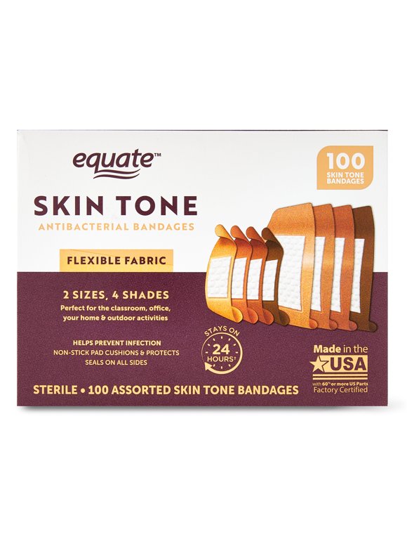 Skin Tone Bandages in First Aid - Walmart.com
