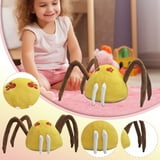 Yellow Spider Cartoon Plush Doll Toy, Children's Rag Stuffed Animal ...