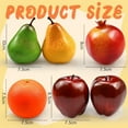 6 Pcs Artificial Fruit Pack, Delicious Fruits Lifelike Pears for ...