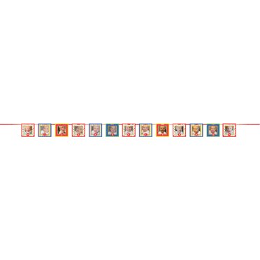 ABC Blocks Birthday Letter Banner, 1 pk - Walmart.com