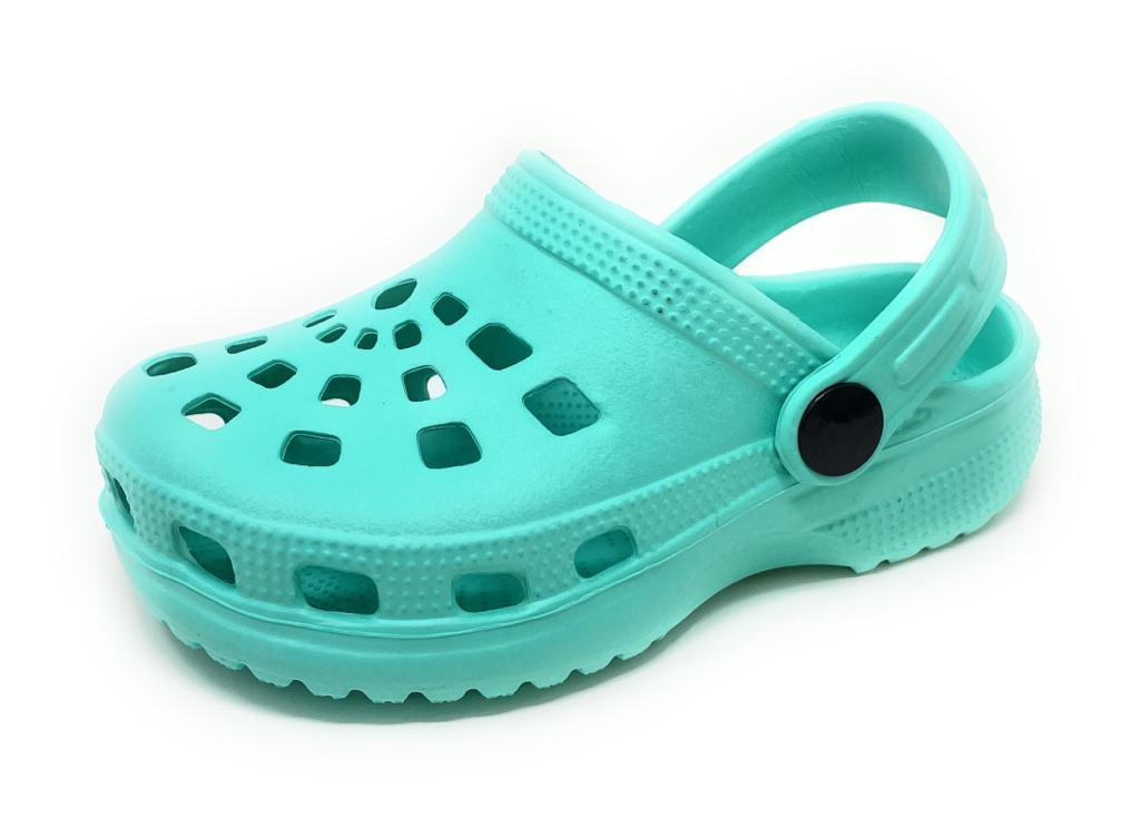 JEFFRICO Toddler Girls Clogs Water Shoes Beach Slip On Sandals Shoes ...