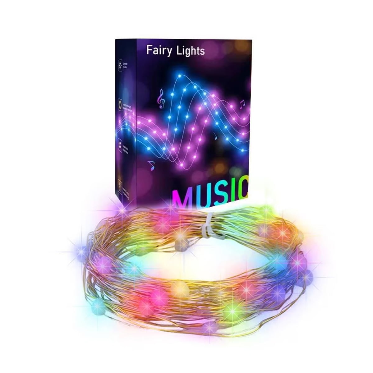 Serie Luces LED Hada Smart RGB Control APP Música USB 65 Focos | Walmart en línea