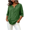 Ashirexll Womens Casual Tops Fashion Solid Color Summer Short Sleeve ...