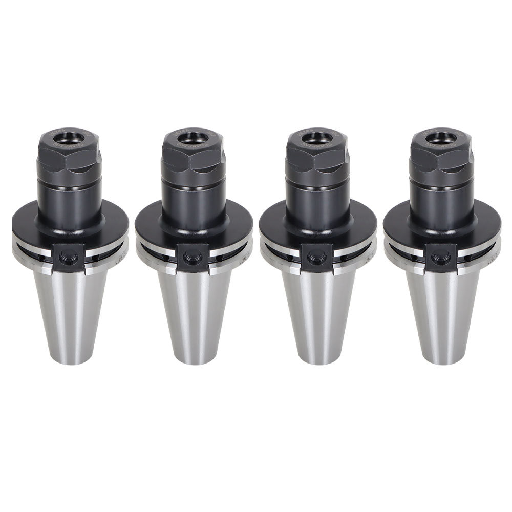 ALL-CARB 4Pcs CAT40-ER20 Collet Chuck 2.76"Gage Length Runout Chucks ...