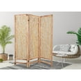 Contemporary Foldable 3 Panel Falling Springs Screen Room Divider ...
