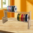Wood Stand Ribbon Organizer Sewing Thread Vintage Braiding Hair Spool ...