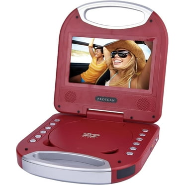 Proscan 7-In. Portable DVD Player with Earphones, Remote, and Handle ...