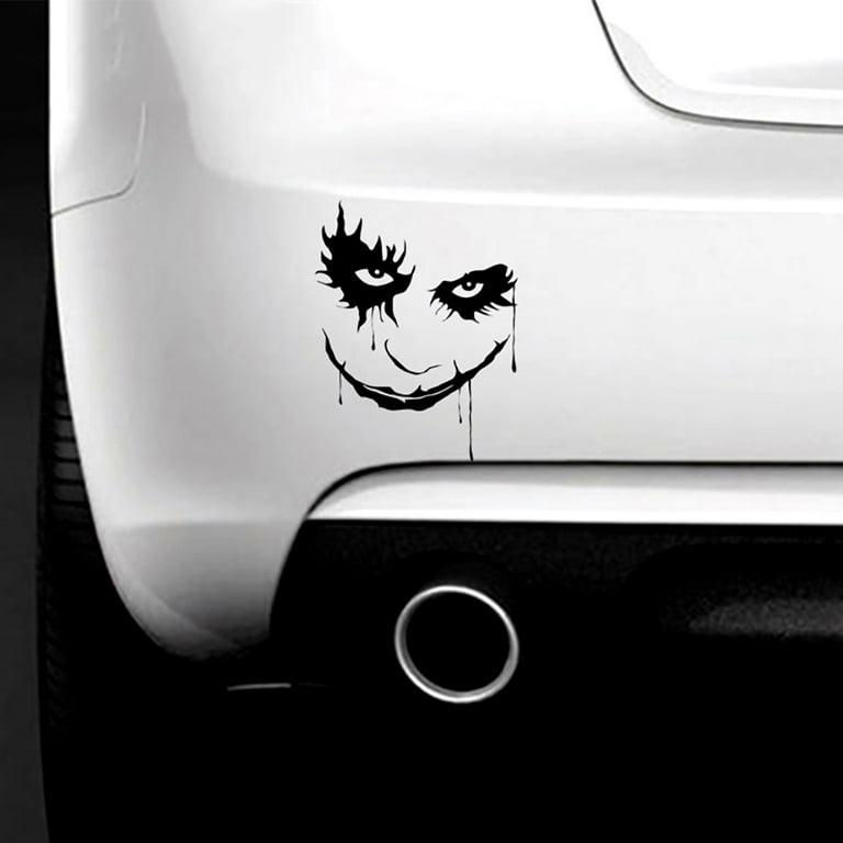 Joker vinyl decal for car store
