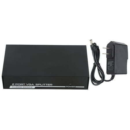 VGA Dual Monitor Video Signal Splitter,VGA Video Splitter 2 VGA ...