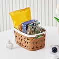 Hollow Out Storage Basket - Large Capacity, Deep, Contrast Color ...