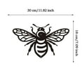 SPOORYYO Village Style Metal Bee Wall Decor - Large Hanging Artwork for ...