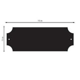 Hy-Ko Black Plastic House Number Plate Kit, 30 Reflective Numbers, 1 ...