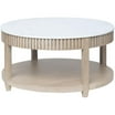 Meridian Furniture Priya Solid Chrome Aluminum Coffee Table - Walmart.com