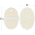 Bingyelh 4 Pack Loofah Sponge Pads Natural Luffa And Cloth