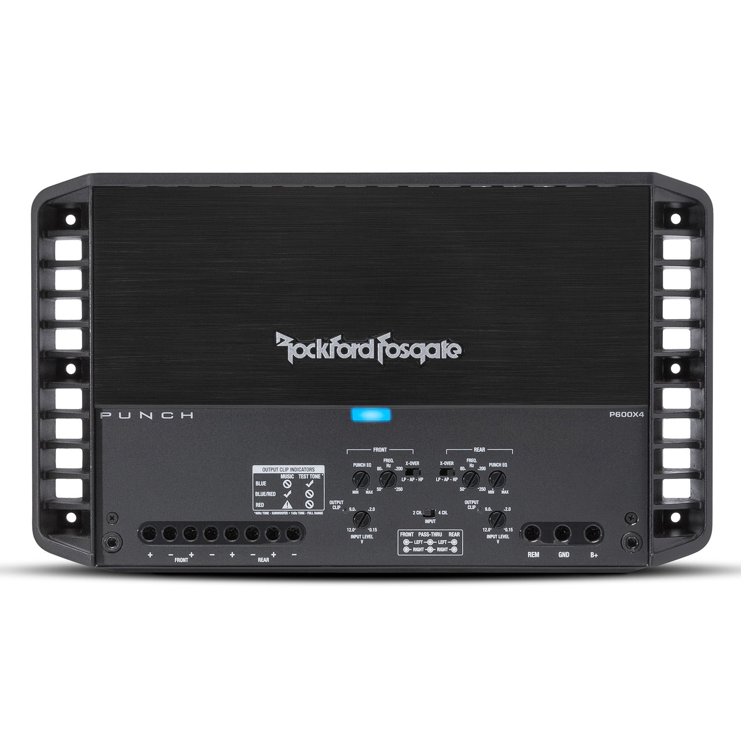 Rockford Fosgate P600X4 Punch 600 Watt 4 Channel Amplifier - Walmart.com