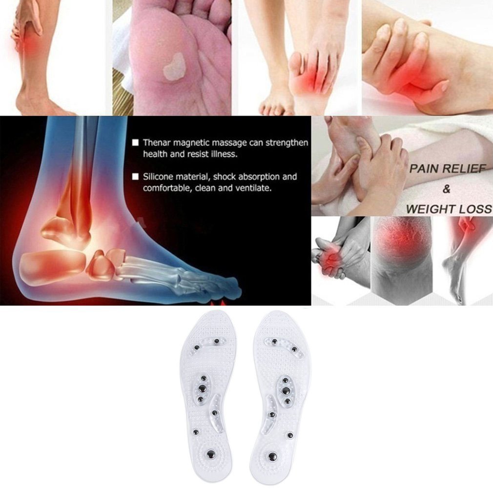 Magnetic Therapy Slimming Insoles for Weight Loss Foot Massage Health ...