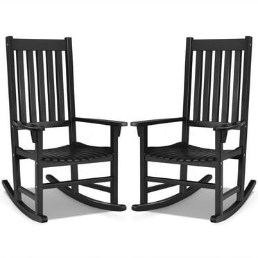 Manor Park Wood Outdoor Patio Rocking Chair - Multiple Finishes ...