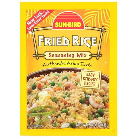 Sun-Bird Fried Rice Seasoning Mix, .75 oz - Walmart.com