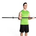 CAP Barbell 72" Regular Solid Threaded Bar, Black - Walmart.com