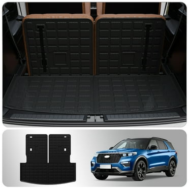 Rear Trunk Cargo Floor Tray Boot Liner Mat for FORD EXPLORER 2020-2024 ...