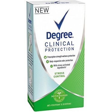 Degree Clinical Protection Antiperspirant & Deodorant, Stress Control 1 ...