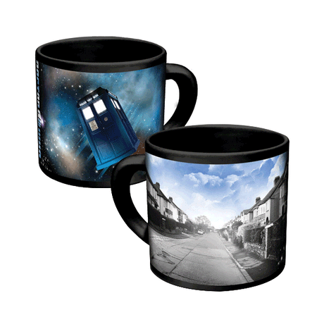 Disappearing Tardis Doctor Who Coffee Mug 12 oz. Gift Cup TV Show ...