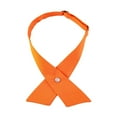 Women's Adjustable Pre-Tied Bow Tie, Criss-Cross Design, Soft Polyester ...