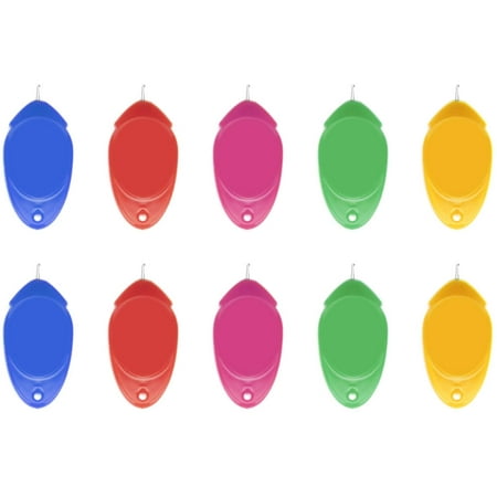 10Pcs Needle Threader for Hand Sewing. Plastic Wire Loop DIY Simple ...