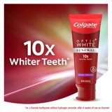 Colgate Optic White Renewal Teeth Whitening Toothpaste, Enamel Strength ...