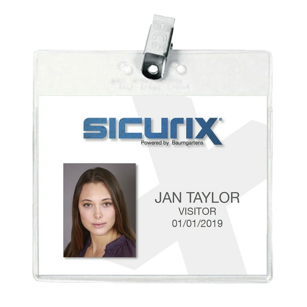 Baumgartens Sicurix Clip Style Badge Holders - Walmart.com