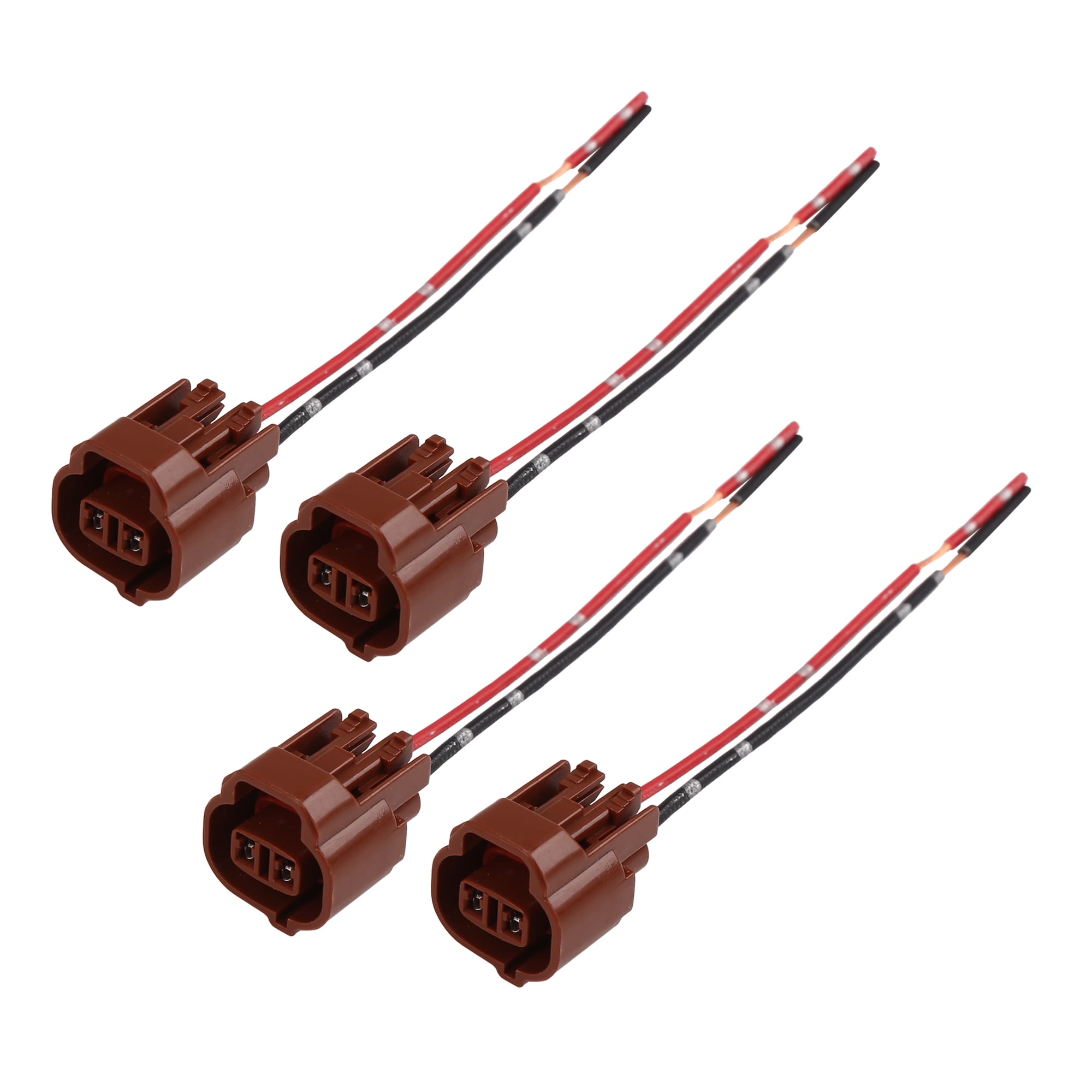 4pcs DC 12V Electric Wiring Harness Connector Socket Plug for Car Speed ...