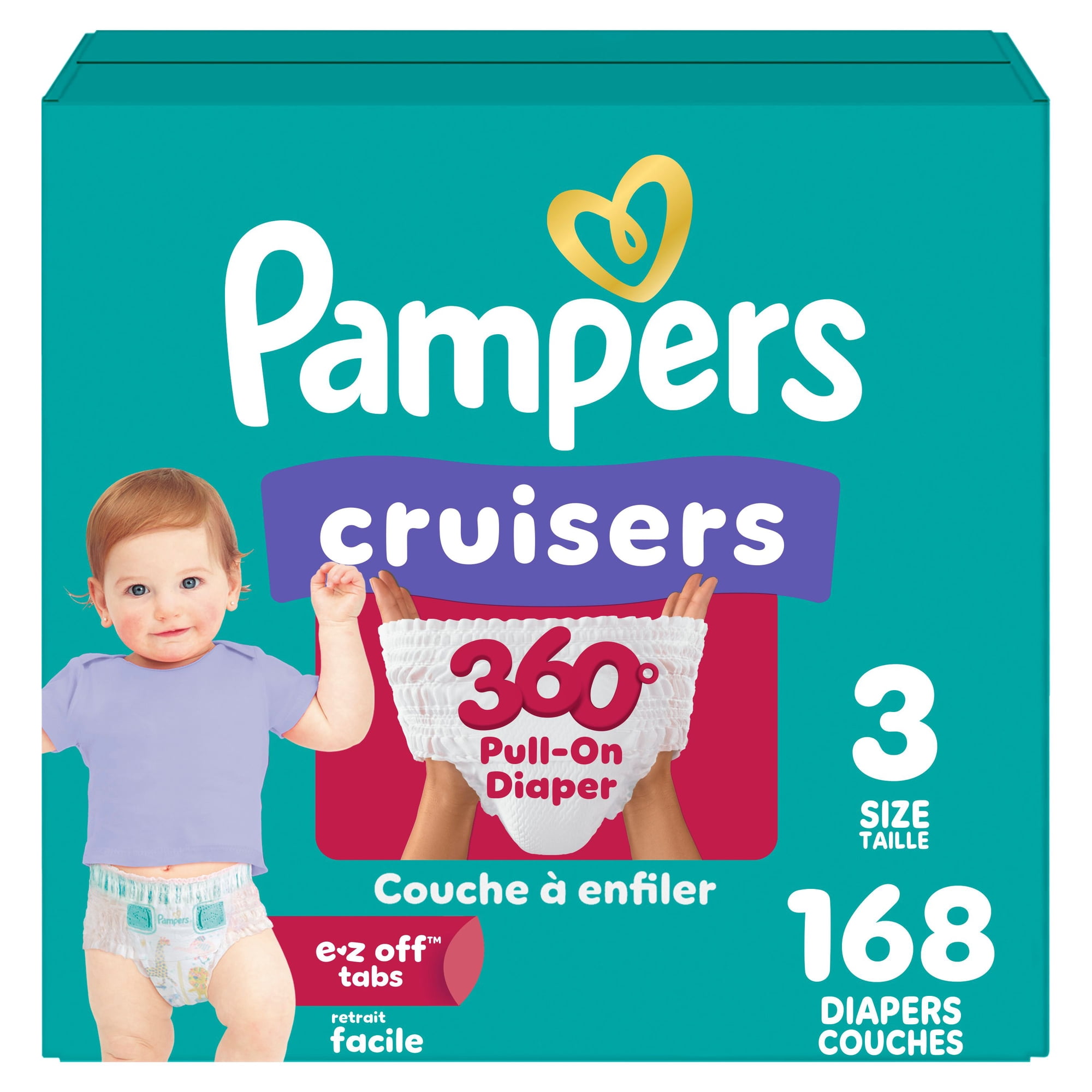 Click here for Pampers Cruisers 360 Pull-On Diapers  Size 3 (16-2... prices