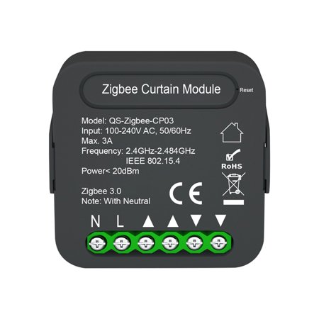 Amdohai QS-Zigbee-CP03 Tuya ZigBee Intelligent Curtain Swtich Module ...