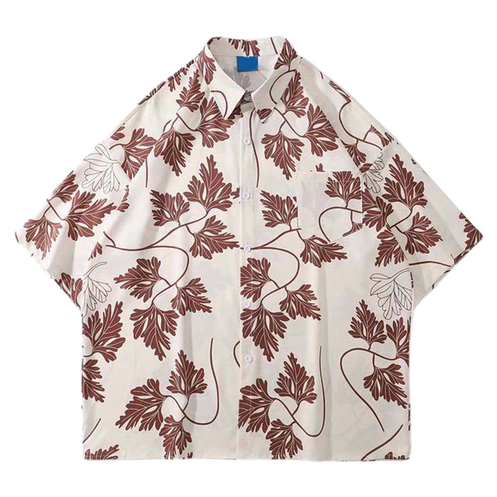 Click here for Ediodpoh Mens Novelty Floral Shirt Summer Casual B... prices