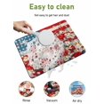 Independence Day Daisy Soft Diatomaceous Earth Mat, Vintage Red Blue ...