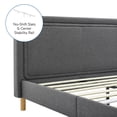 Modern Sleep Solstice Upholstered Bed, Full, Grey - Walmart.com
