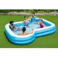 H2OGO! 10' x 9' x 18" Sunsational Inflatable Kiddie and Family Pool ...