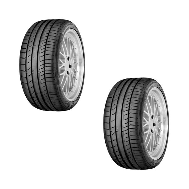 Paquete de 2 llantas 225/40R18 92W XL FR modelo ContiSportContact 5 SSR MOE marca Continental ...