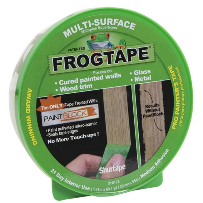 Shurtech Brands 443104450 1.41 in. x 60 Yards Frog Tape Masking Tape ...