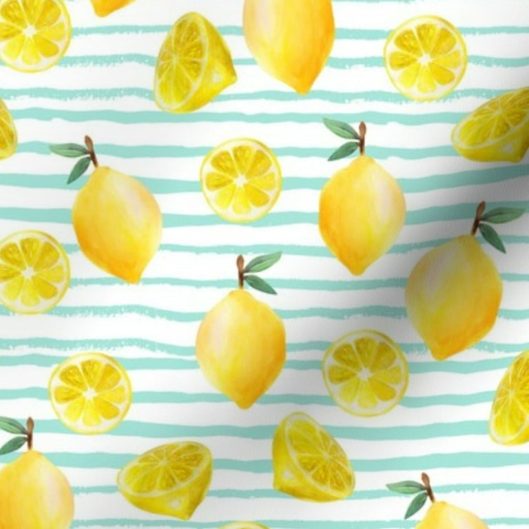 Lemons Fabric Sewing