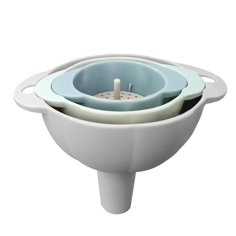 Tohuu Funnels for Filling Bottles Large Small Kitchen Funnel Set of 3 ...