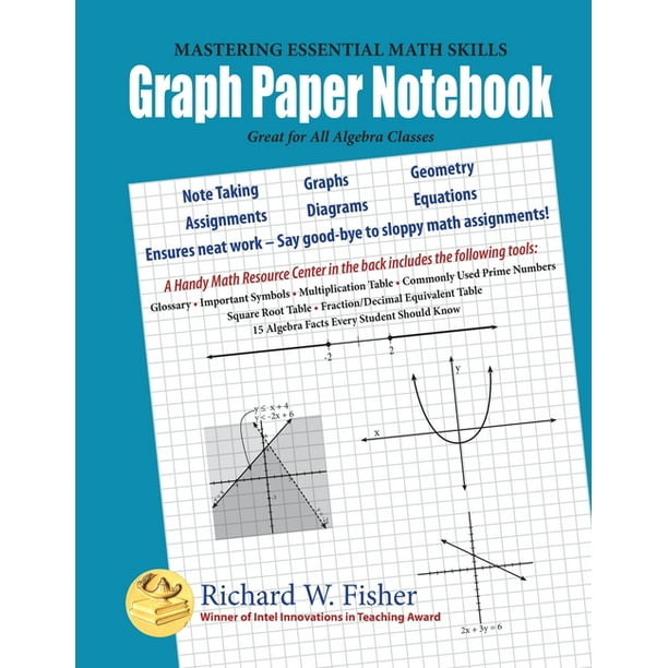 Graph Paper Notebook - Algebra : Great for All Algebra Classes ...