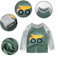 Beautyzll Toddler Kids Boys Casual Cartoon T Shirt Baby Long Sleeve T ...