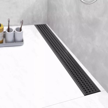 Rubbermaid FG1182MABLA Large Black Drain-Away Tray - Antimicrobial ...