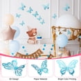 24 Pack Butterfly Wall Decor, Hollow 3D Butterflies Sticker Wall Art ...