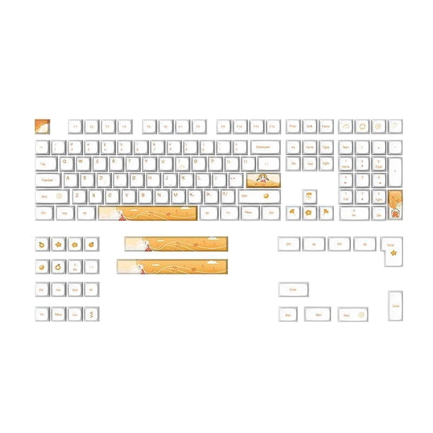 Teclas PBT XDA para teclado mecánico de 130 teclas, teclas de ...