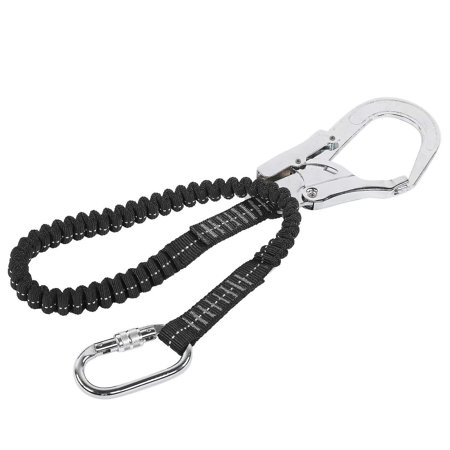 Elastic Buffer Bag Safety Rope Double Hook Connection Rope Aerial Work ...